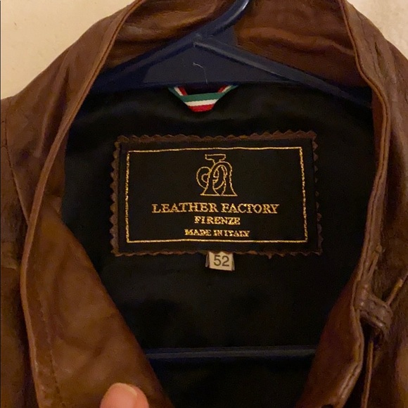 Leather Factory | Jackets & Coats | Authentic Italian Leather Jacket ...